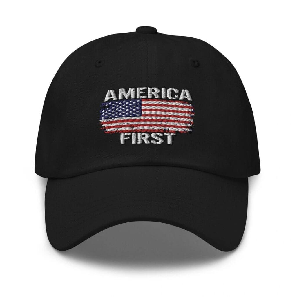 AMERICA FIRST American flag Mens / Womens ULTRA MAGA Patriot Cap/dad ...