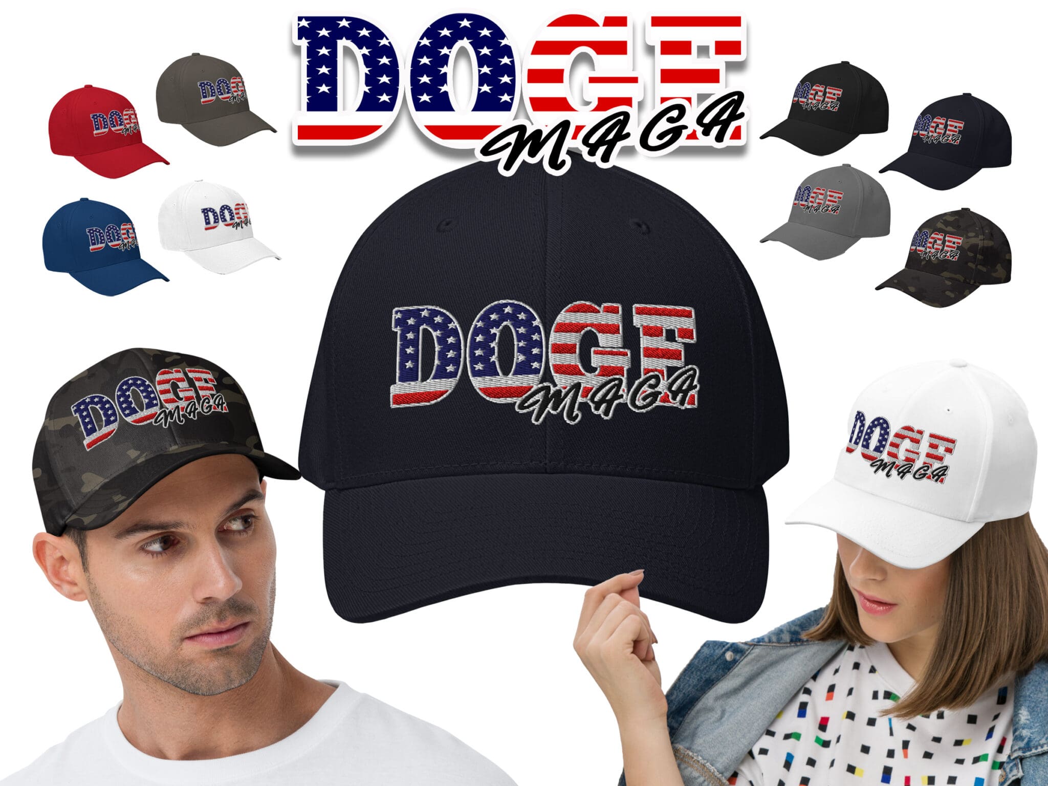 MAGA DOGE baseball hat Department of Government Efficiency - My ...